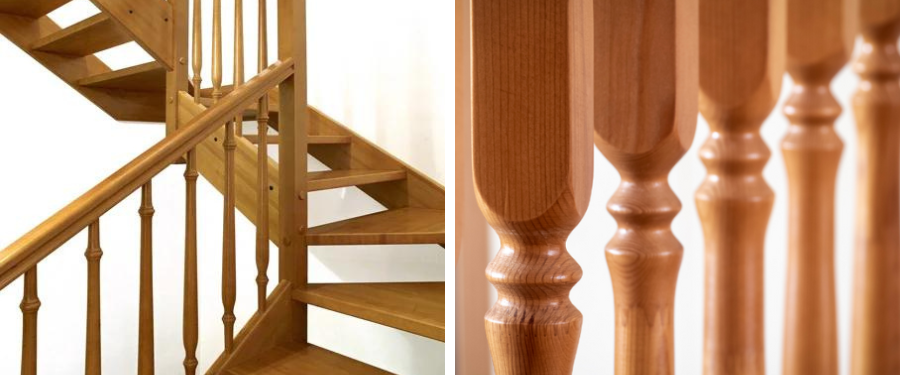 Fabricantes y beneficios de los balaustres de madera en escaleras | Maderea